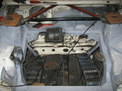 After welding & grinding I sand all imperfections and surface rust and ...